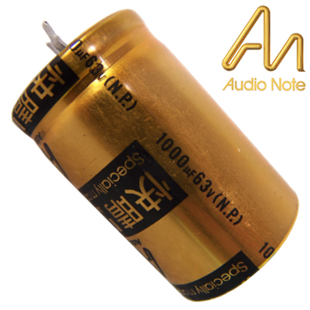 CAP-100-R-1000U-63V-NP: 1000uF 63Vdc Audio Note Kaisei NON-POLAR ...