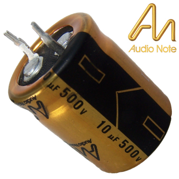 CAP-100-R-10U-500V: 10uF 500Vdc Audio Note Kaisei POLAR Electrolytic ...