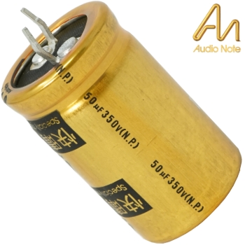 CAP-100-R-50U-350V-NP: 50uF 350Vdc Audio Note Kaisei NON-POLAR Electrolytic Capacitor ...