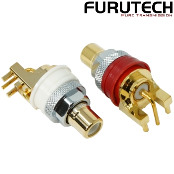 Furutech FP-908(G) Gold-plated PCB mount RCA Sockets | HIFICollective