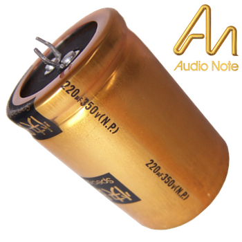 CAP-100-R-220U-350V-NP: 220uF 350Vdc Audio Note Kaisei NON-POLAR ...