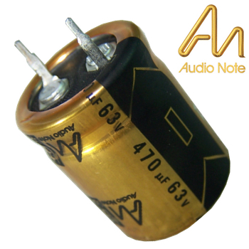 CAP-100-R-470U-63V: 470uF 63Vdc Audio Note Kaisei POLAR Electrolytic ...