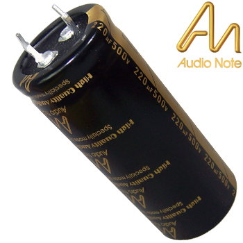 CAP-100-STDR-220U-500V: 220uF 500Vdc Audio Note Standard Electrolytic ...