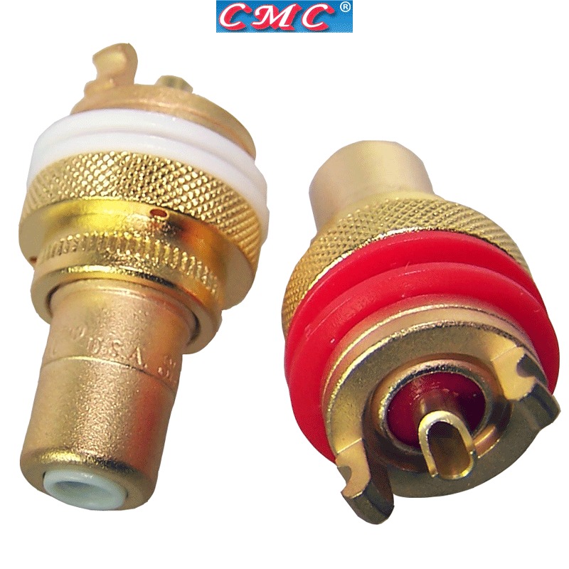 CMC-805-2.5-F-G gold plated RCA sockets | HIFICollective