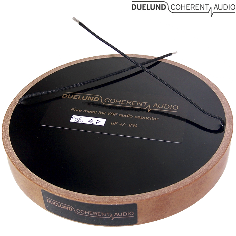 Duelund CAST PIO Tinned Copper Capacitors 100Vdc | HIFICollective