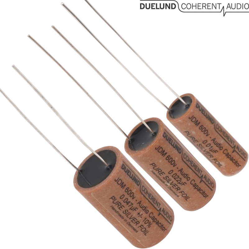 Duelund JDM Pure Silver Capacitors 600Vdc | HIFICollective