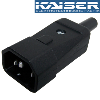 Kaiser IEC Male plug, Silver Plated | HIFICollective