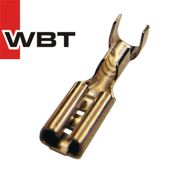 WBT-0657: Flat push-on cable shoe 2.8mm (pair) | HIFICollective
